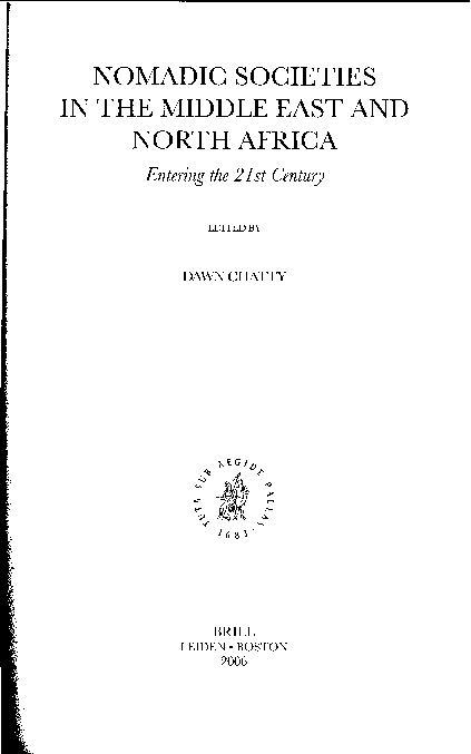 (PDF) Nomadic societies in the Middle East and North Africa: entering ...
