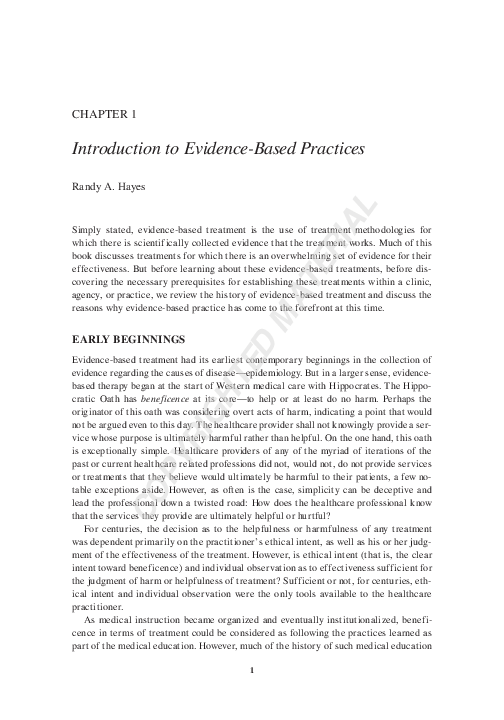 (PDF) 1CHAPTER 1 Introduction to Evidence-Based Practices