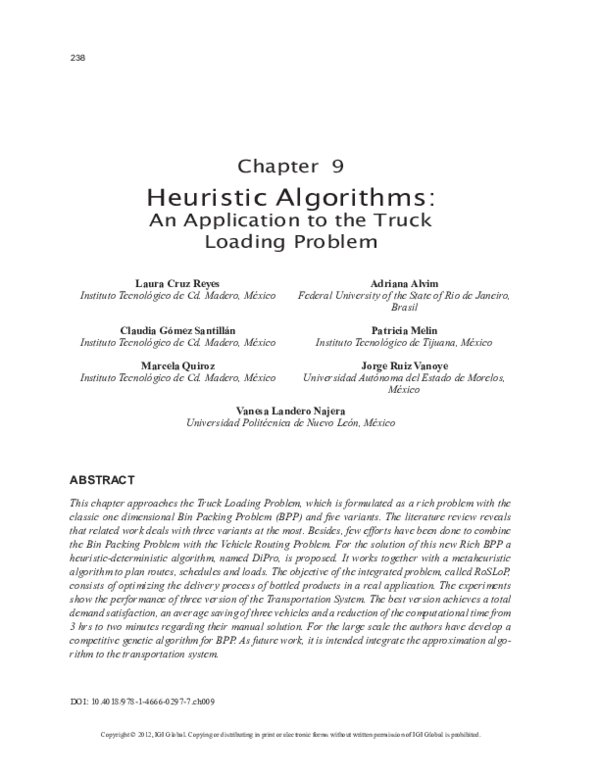 (PDF) Heuristic Algorithms