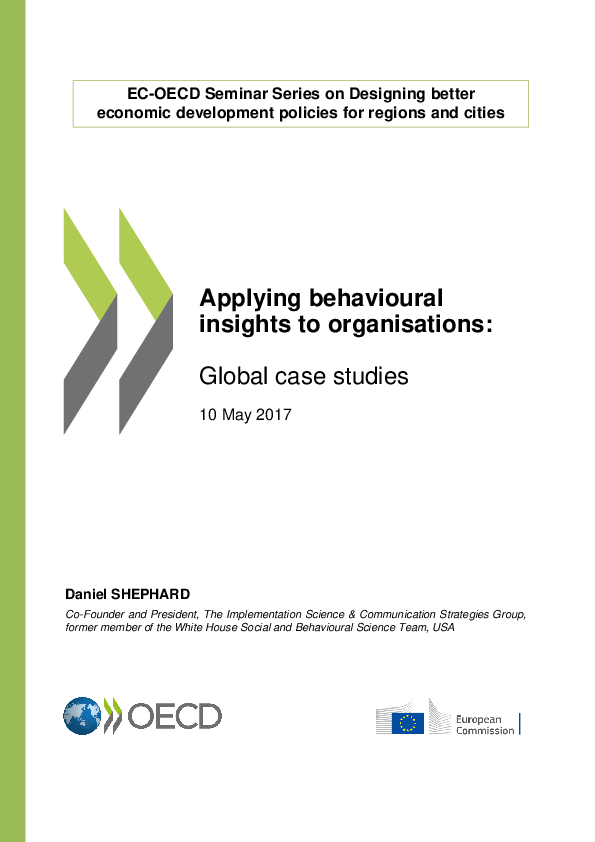 (PDF) EC-OECD Seminar Series on Designing better economic development ...