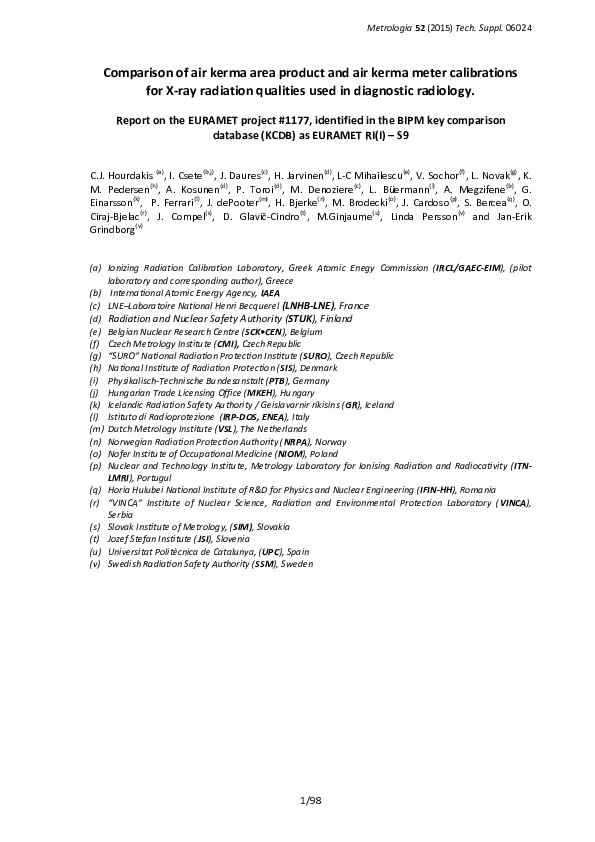 (PDF) Comparison of air kerma area product and air kerma meter ...