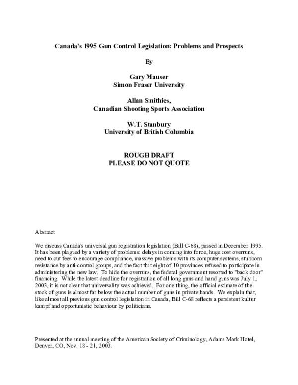 (PDF) Rough Draft Please Do Not Quote