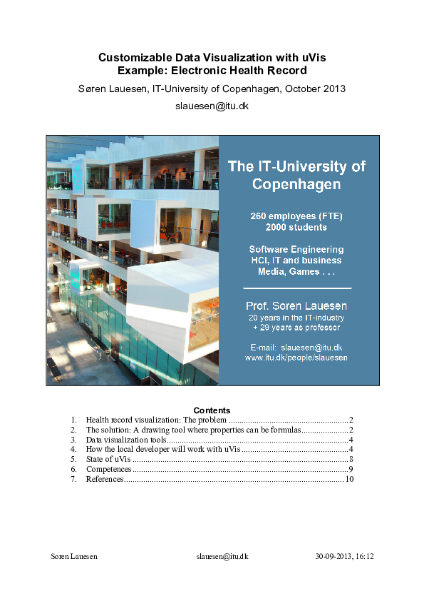 (PDF) Customizable Data Visualization with uVis Example: Electronic ...