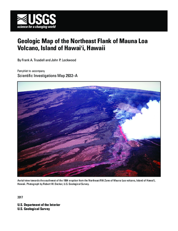 (PDF) Geologic map of the northeast flank of Mauna Loa volcano, Island ...