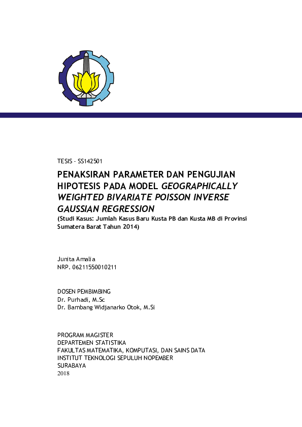 (PDF) Penaksiran Parameter dan Pengujian Hipotesis pada Model ...