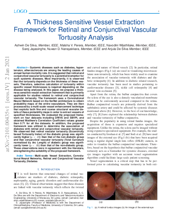 (PDF) A Thickness Sensitive Vessel Extraction Framework for Retinal and Conjunctival Vascular ...