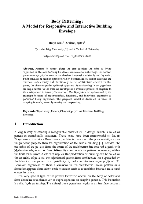 (PDF) Body Patterning: A Model for Responsive and Interactive Building ...