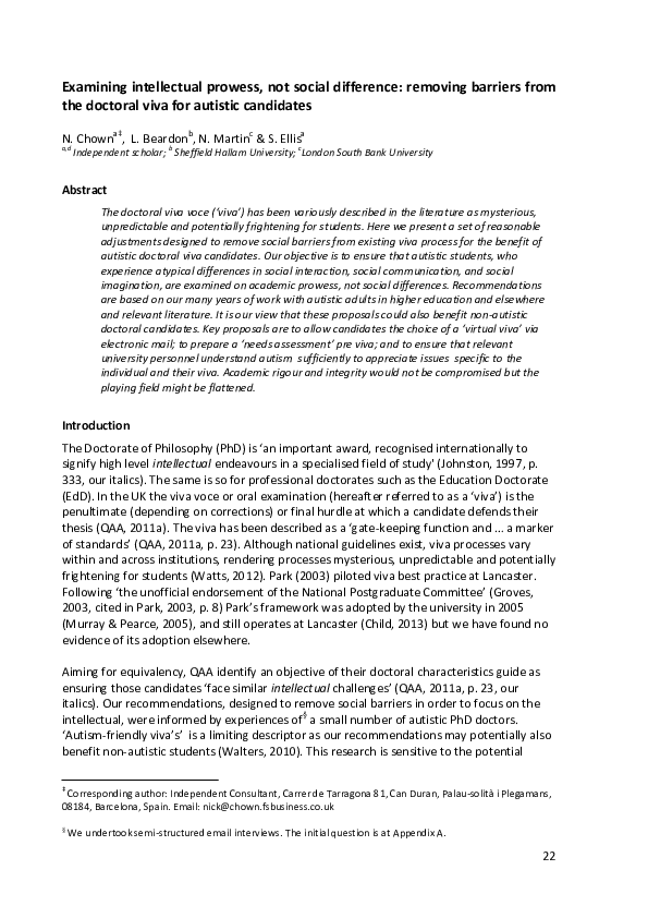 (PDF) Examining intellectual prowess, not social difference: Removing ...