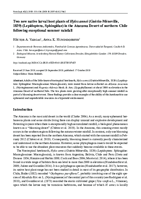 (PDF) Larval Polychromatism in the Neotropical HairstreakStrymon ...