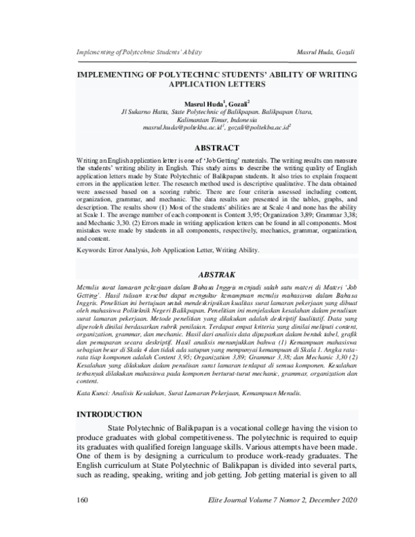 (PDF) Implementing of Polytechnic Students’ Ability of Writing ...