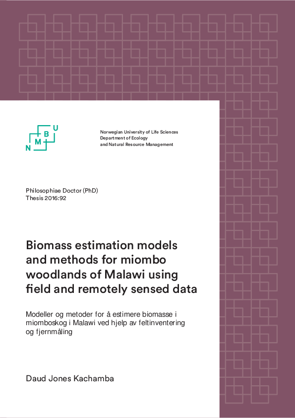 (PDF) Biomass estimation models and methods for miombo woodlands of ...