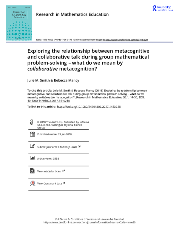 Pdf Exploring The Relationship Between Metacognitive Awareness And Listening Performance With