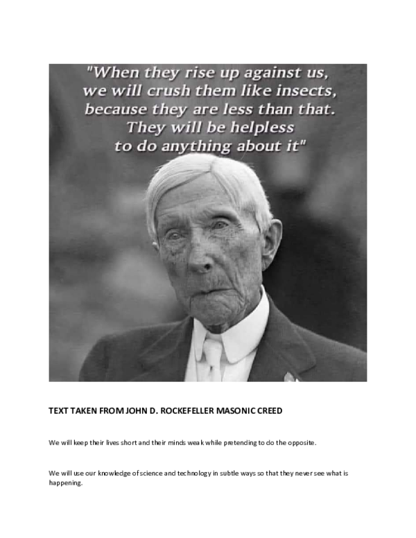 (DOC) Rockefeller masonic Creed