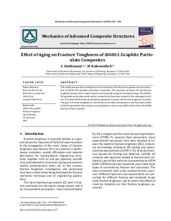 (PDF) Mechanics of Advanced Composite Structures