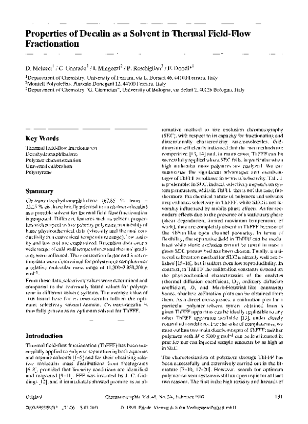 (PDF) Properties of decalin as a solvent in thermal field-flow ...