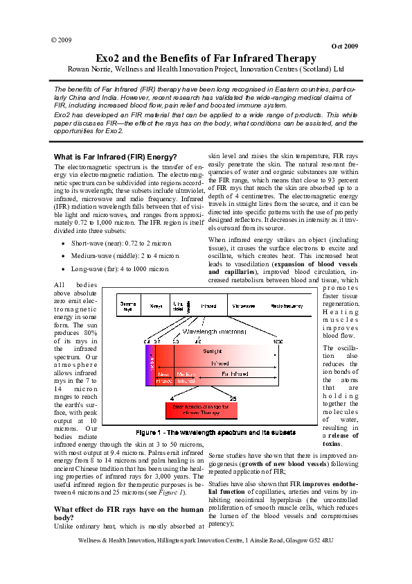 (PDF) Exo2 and the Benefits of Far Infrared Therapy