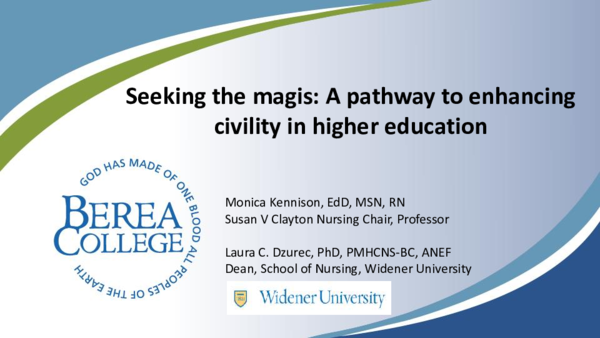 (PDF) Seeking the ‘Magis:’ A Pathway to Enhancing Civility in Higher ...