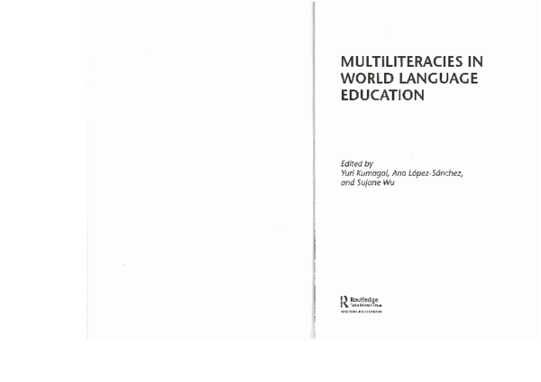 (PDF) Advancing Multiliteracies in World Language Education