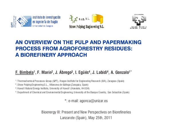 (PDF) An Overview on the Pulp and Papermaking Process from Agroforestry ...