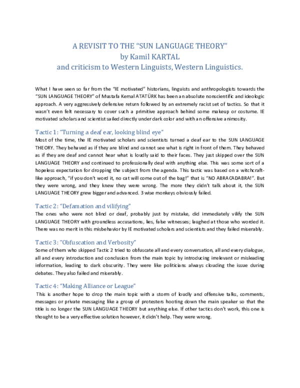 (PDF) A REVISIT TO THE “SUN LANGUAGE THEORY”