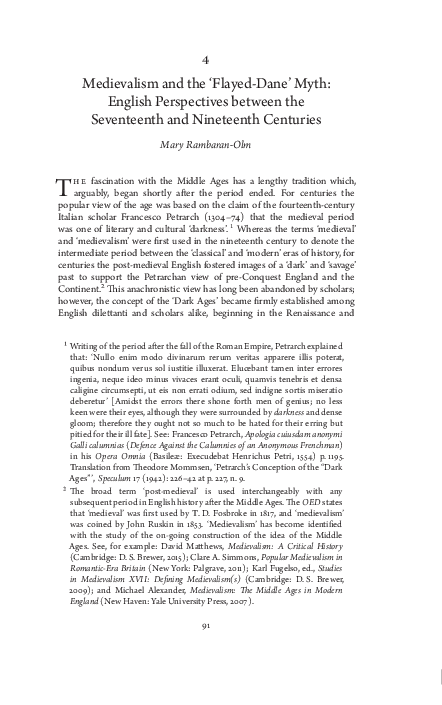 (PDF) Medievalism and the 'Flayed-Dane' Myth: English Perspectives ...