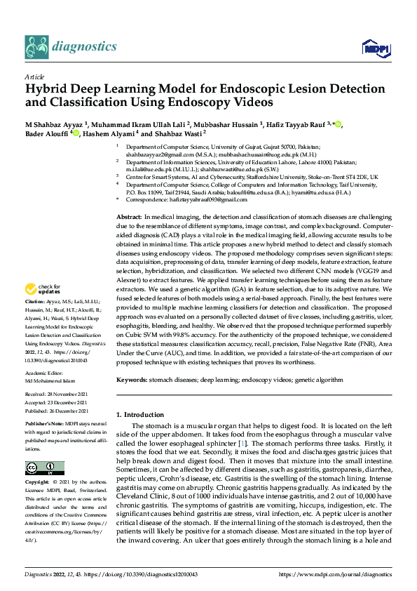 (PDF) Hybrid Deep Learning Model for Endoscopic Lesion Detection and ...