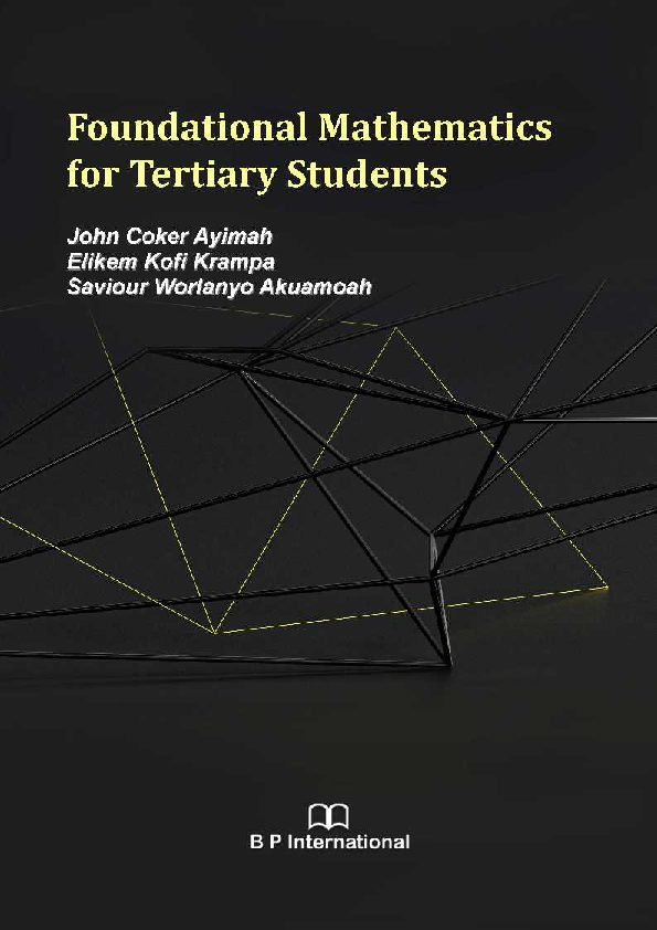 (PDF) Foundational Mathematics for Tertiary Students