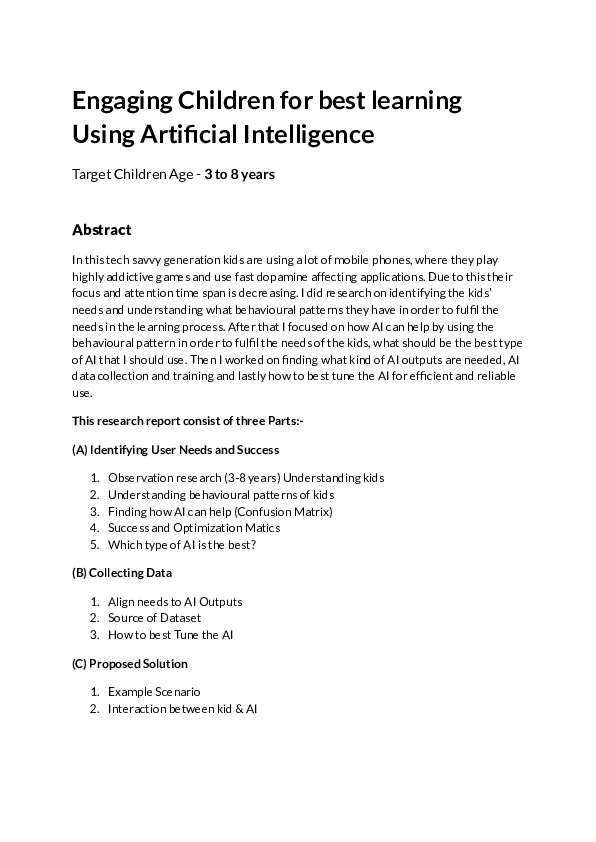 (PDF) Kids Research