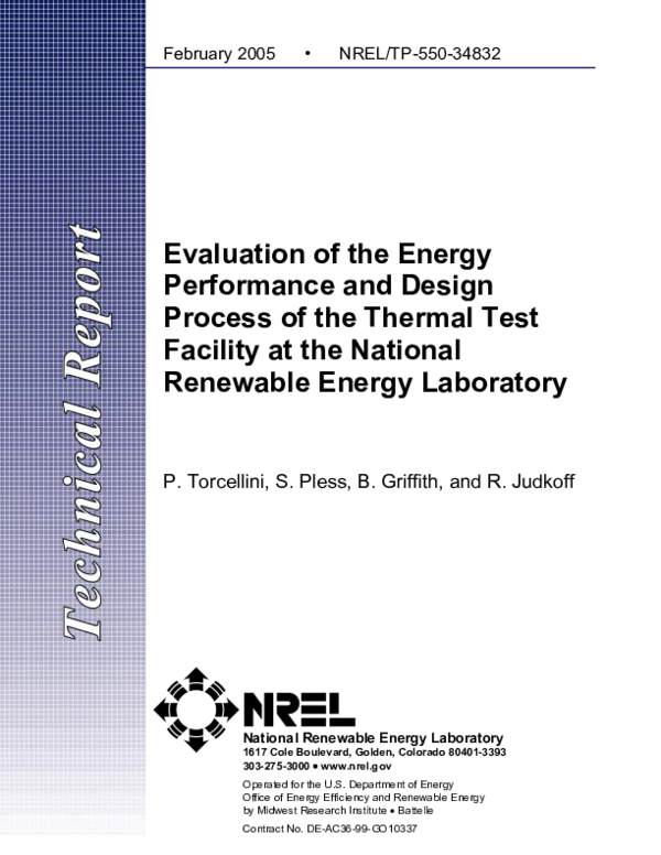 (PDF) Evaluation of the Energy Performance and Design Process of the ...