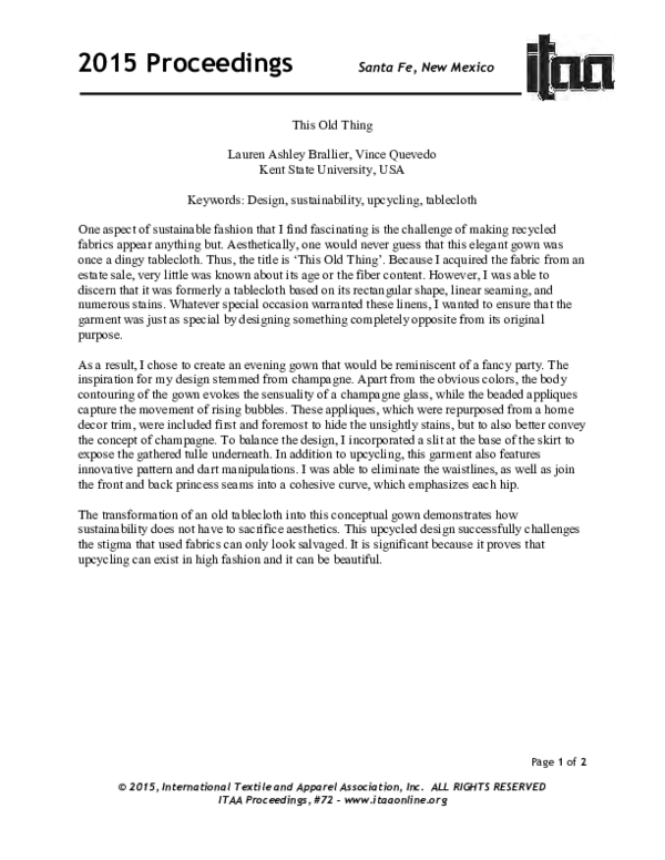 (PDF) This Old Thing