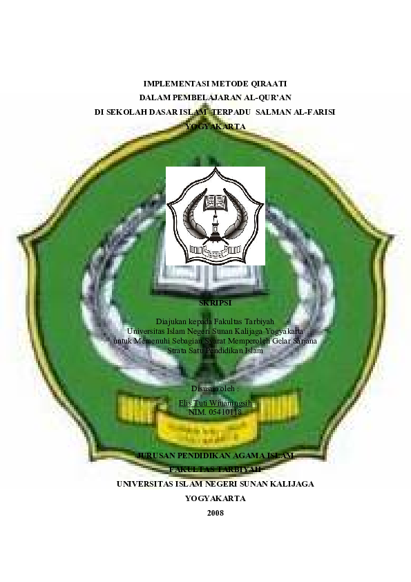 (PDF) Implementasi Metode Qiraati dalam Pembelajaran Al-Qur'an di ...