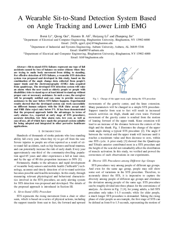 (PDF) A wearable sit-to-stand detection system based on angle tracking ...