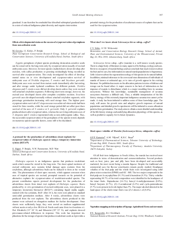 (PDF) Vegetation mapping and description of Ogongo Agricultural Farm ...