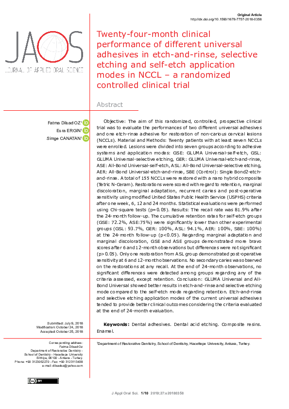 (PDF) Twenty-four-month clinical performance of different universal ...