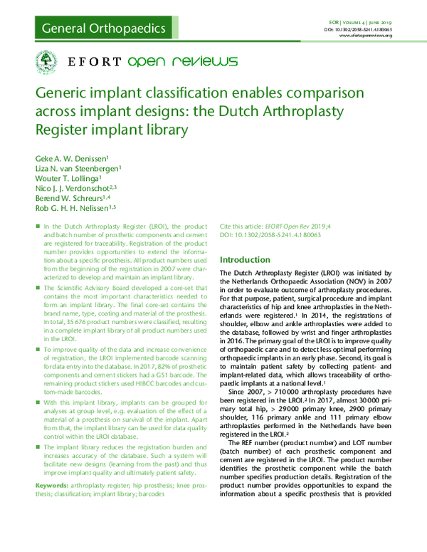 (PDF) Generic implant classification enables comparison across implant ...