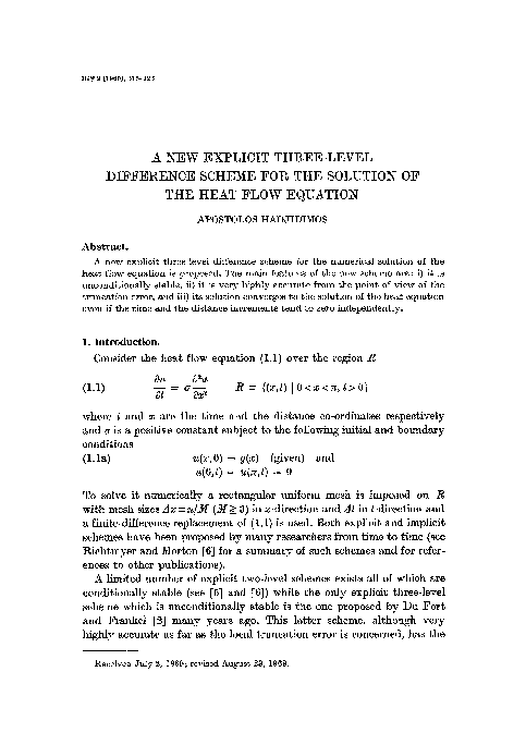 (PDF) A new explicit three-level difference scheme for the solution of ...