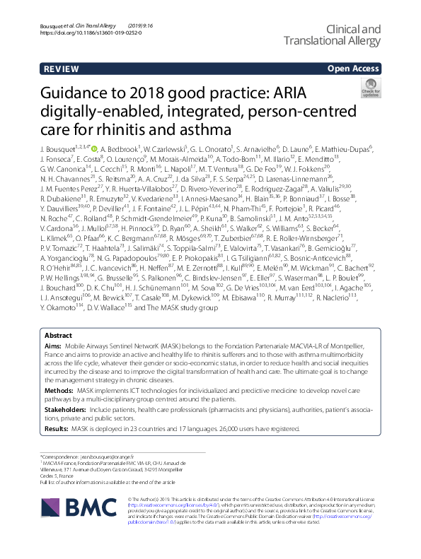 (PDF) Guidance to 2018 good practice: ARIA digitally-enabled, integrated, person-centred care ...