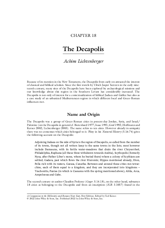 (PDF) The Decapolis
