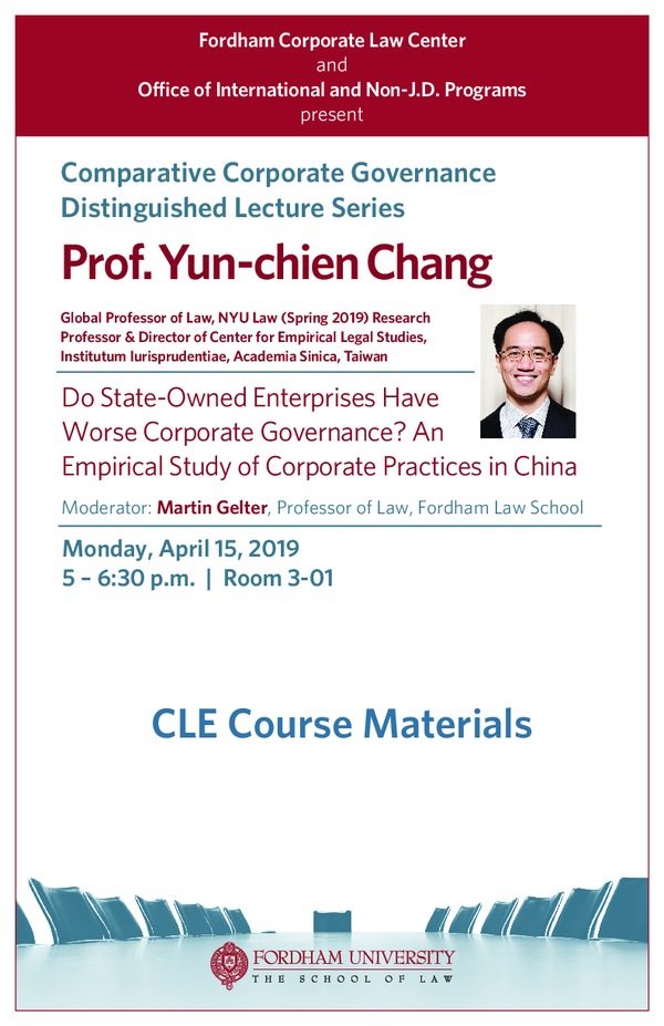 (PDF) Do State-Owned Enterprises Have Worse Corporate Governance? An Empirical Study of ...