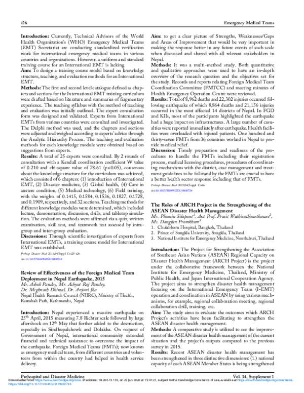 (PDF) The Roles of ARCH Project in the Strengthening of the ASEAN ...