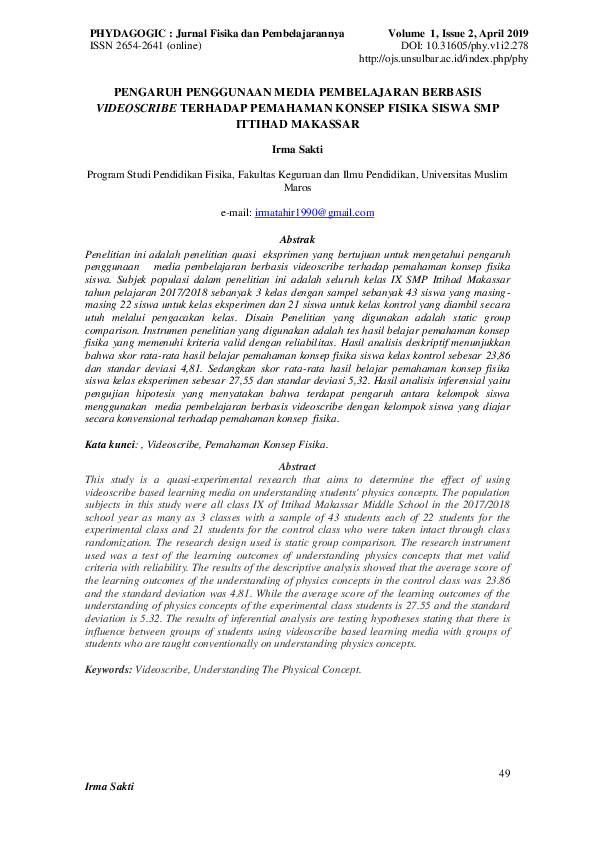 (PDF) Pengaruh Penggunaan Media Pembelajaran Berbasis Komputer Dengan ...