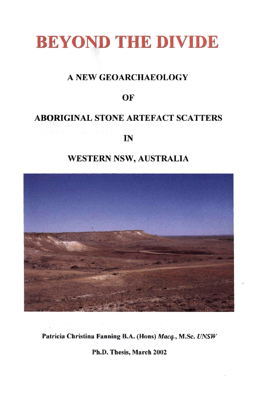 (PDF) Beyond the Divide: A New Geoarchaeology of Aboriginal Stone ...