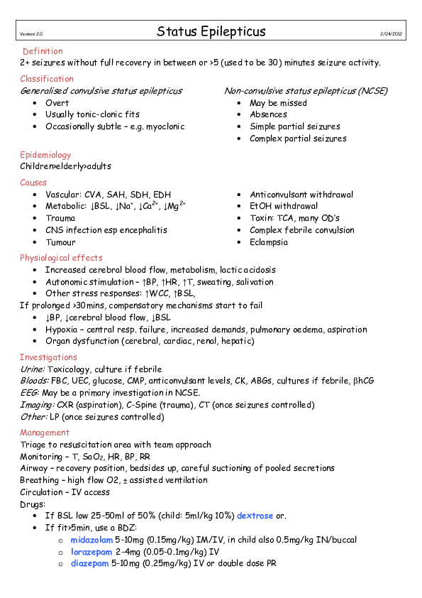 (PDF) [Status epilepticus]