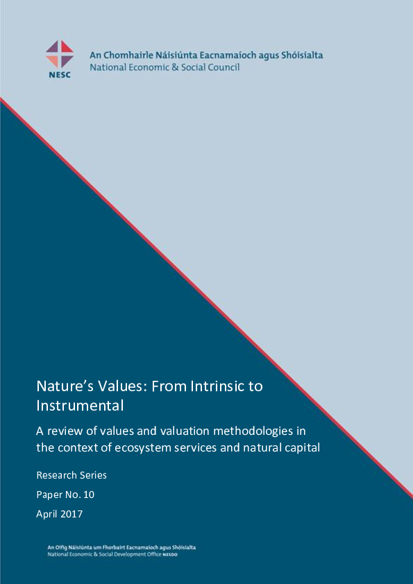 (PDF) Nature’s Values: From Intrinsic to Instrumental. A review of ...