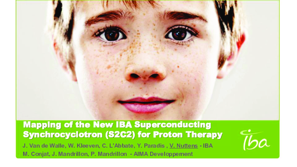 (PDF) Mapping of the New Iba Superconducting Synchrocyclotron (S2C2 ...
