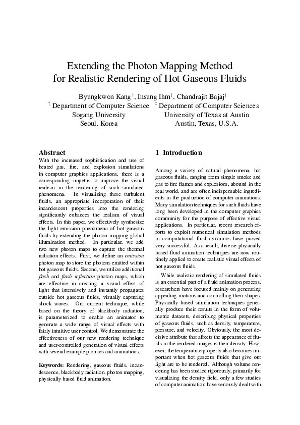 (PDF) Extending the photon mapping method for realistic rendering of ...