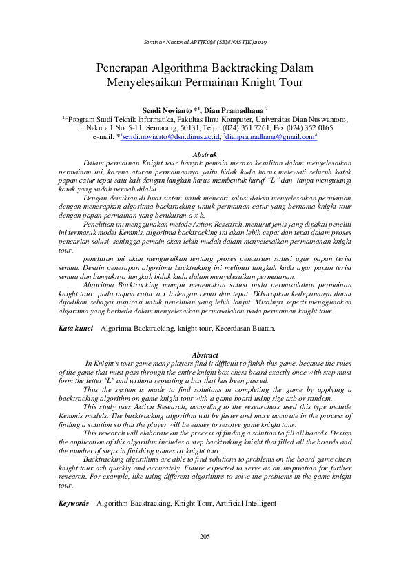 (PDF) Penerapan Algorithma Backtracking Dalam Menyelesaikan Permainan ...