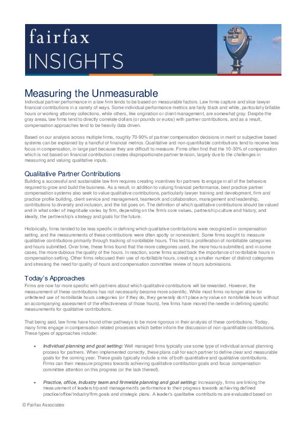 (PDF) Measuring the Unmeasurable?