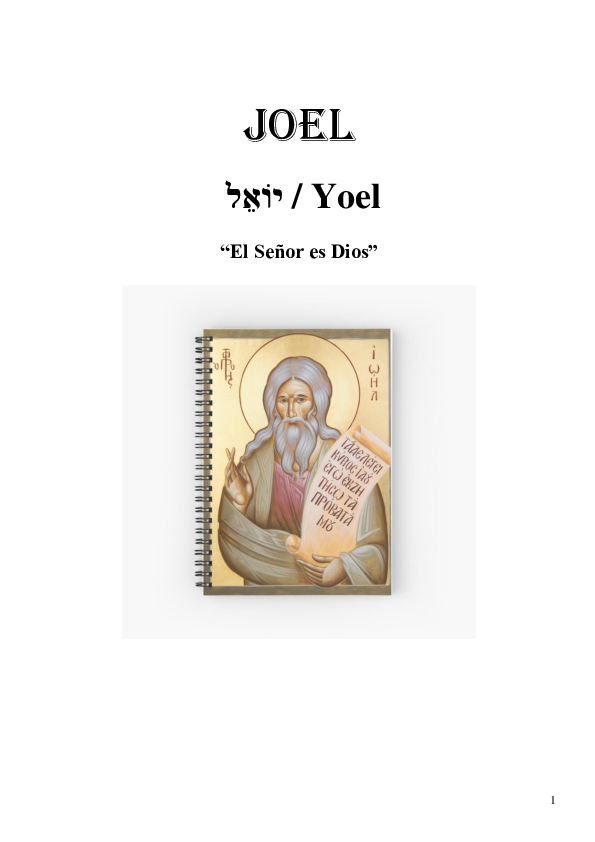 (PDF) LIBRO DEL PROFETA JOEL