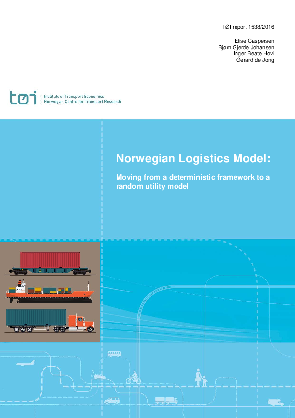 (PDF) Norwegian Logistics Model: Moving from a deterministic framework ...